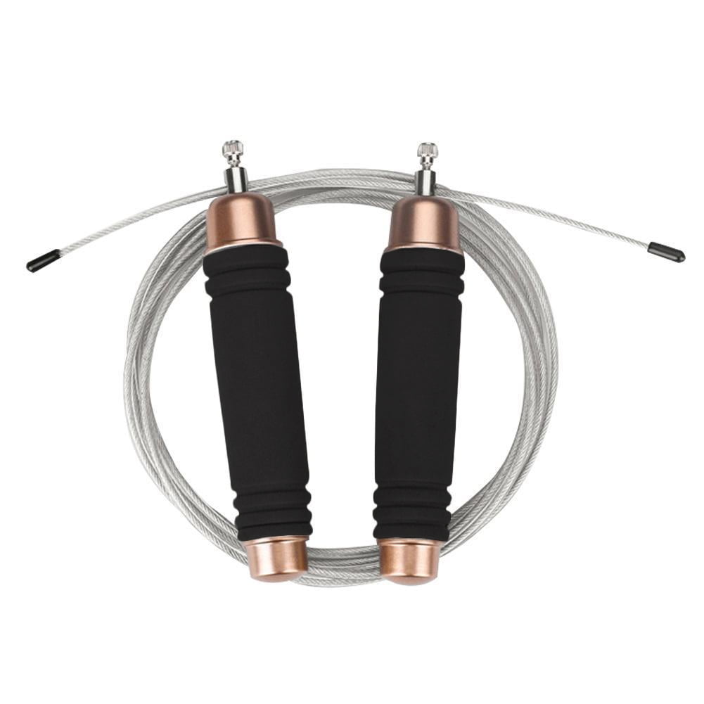 Steel Wire Heavy Speed Skipping Jump Rope Adults Gym Fitness Weight ...