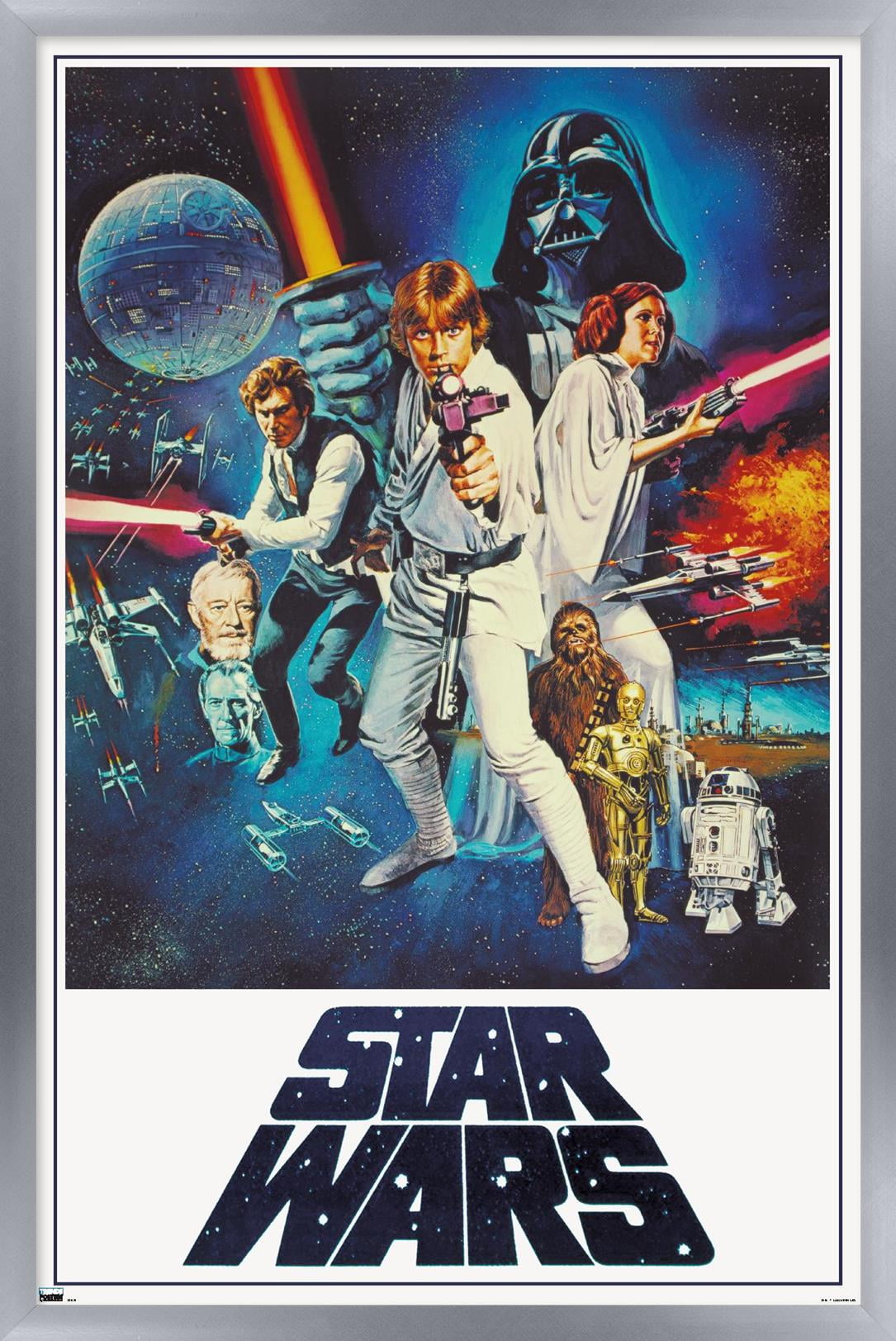 Star Wars: A New Hope - One Sheet (No Billing Block) Wall Poster, 22. ...