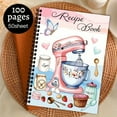 EDHITNR Recipe Notebook, Coil Binding Cute Style Home Cleaning Schedule ...