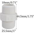 BDKWID-20PCS 3/4" PVC Coupling Adapter, NPT Male to Male Thread ...