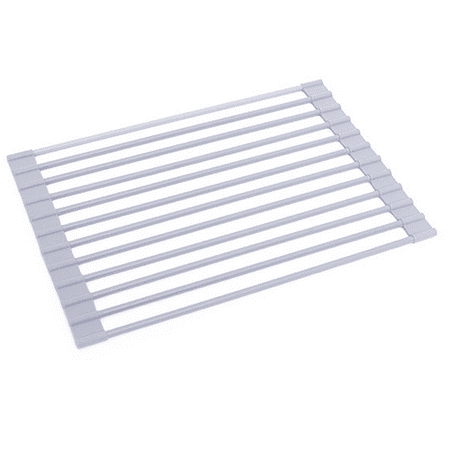 Roll up Dish Drying Rack Foldable Dish Rack Over Sink Dish Drainer Roll ...