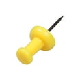 JAM Paper Yellow Push Pins, 200 Count, 2/Pack - Walmart.com