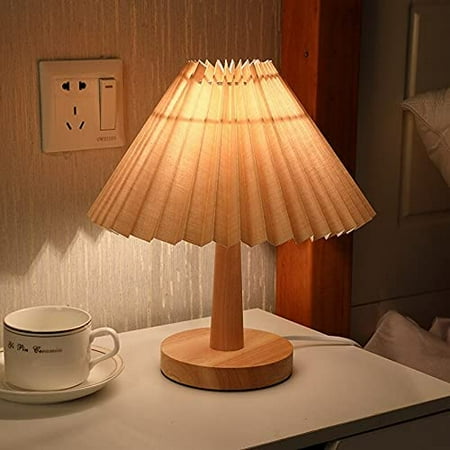 Aesthetic Lamp for Bedroom Nightstand Lamp Aesthetic Bedroom Decor Wood ...