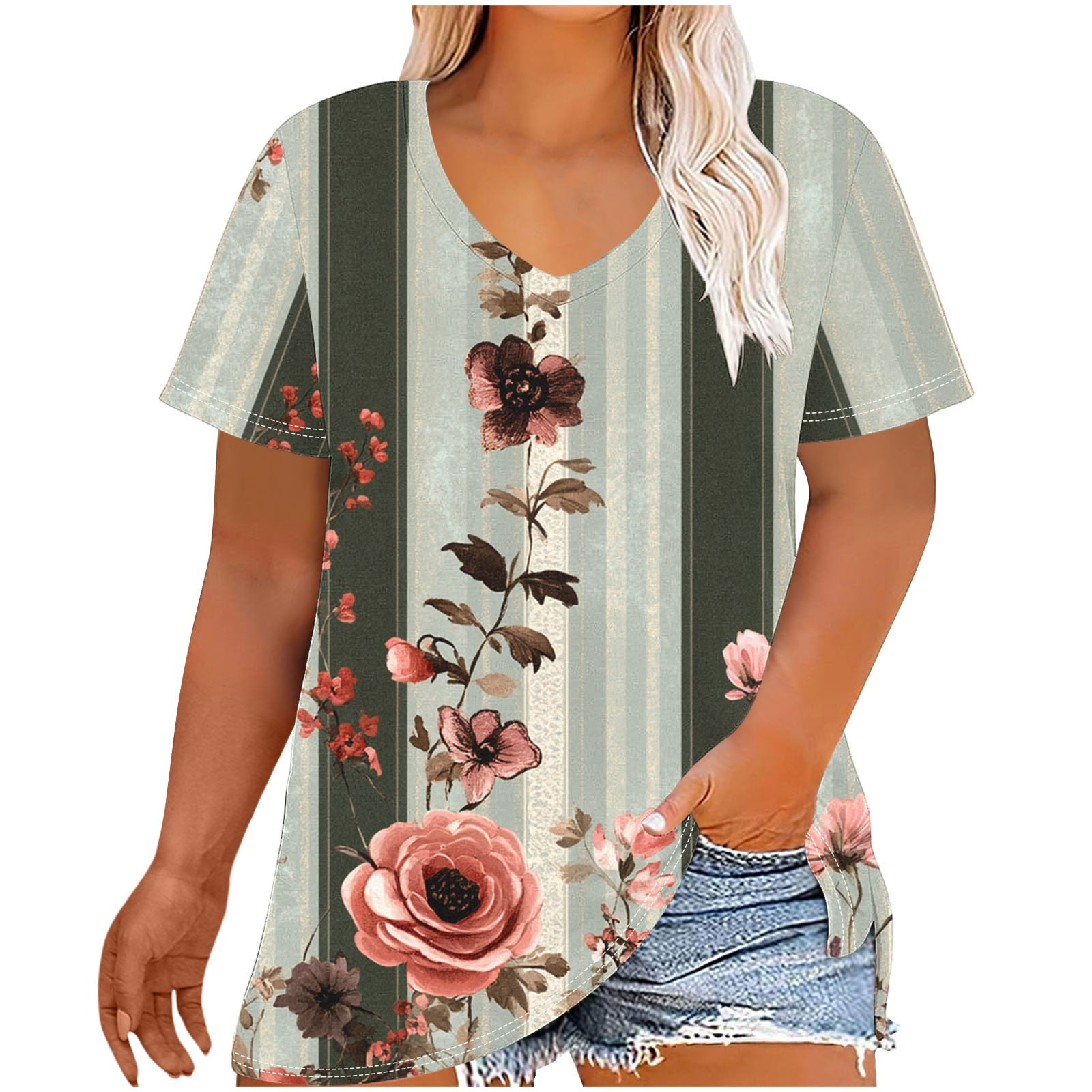 Click here for Yoeyez Trendy Tops For Womens  Womens Plus Size Sh... prices