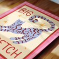 Affixzi Big Stretch Cat Art Print: Maximalist Bedroom Decor, Unframed ...