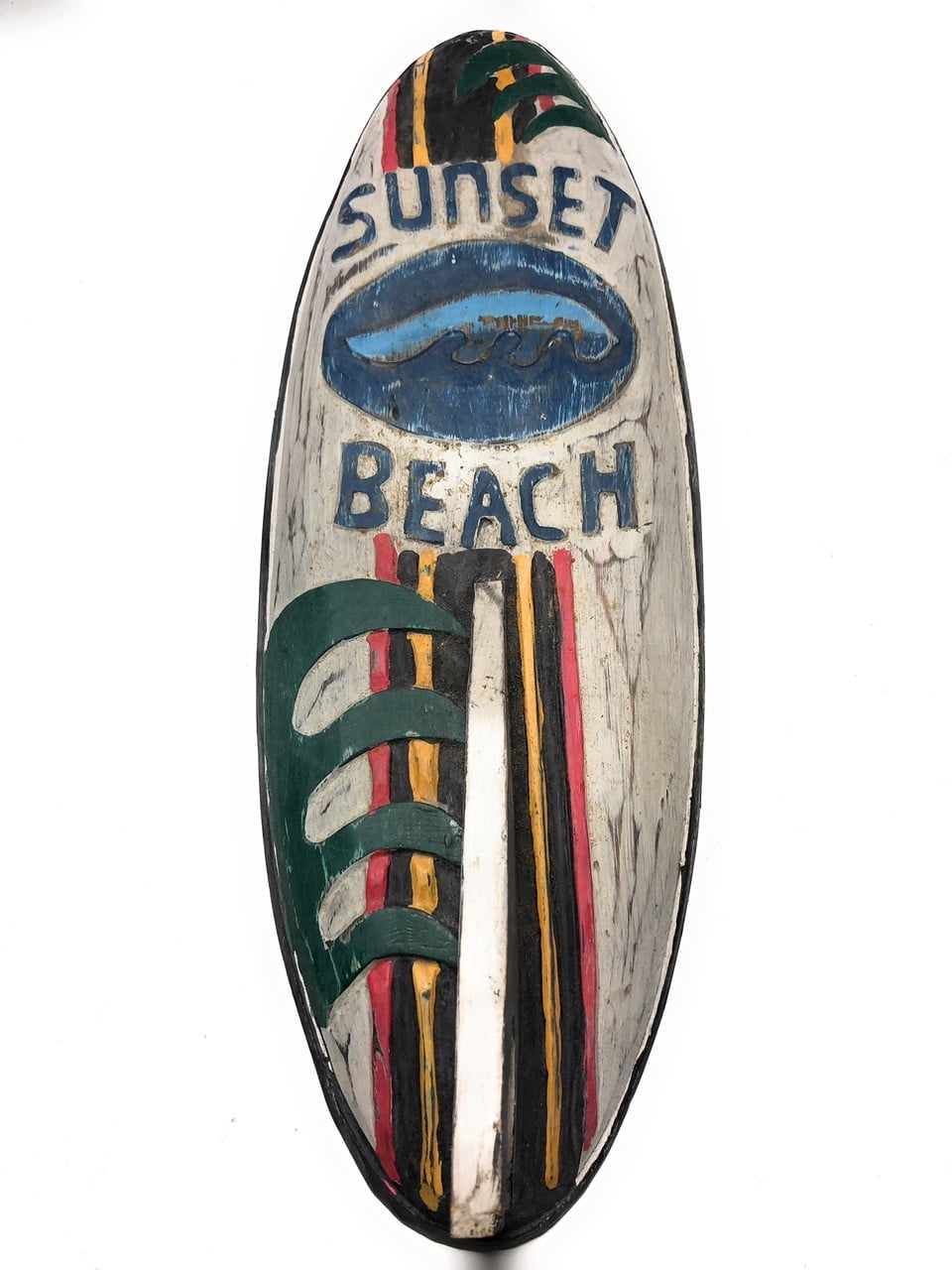 Sunset Beach Surf Sign 20" w/ Fin - Surfing Decor Accents | #bds1208550 ...