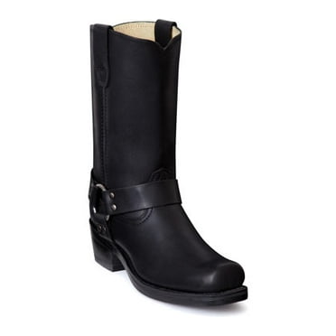 Men's 11" Engineer Boot Black - Walmart.com