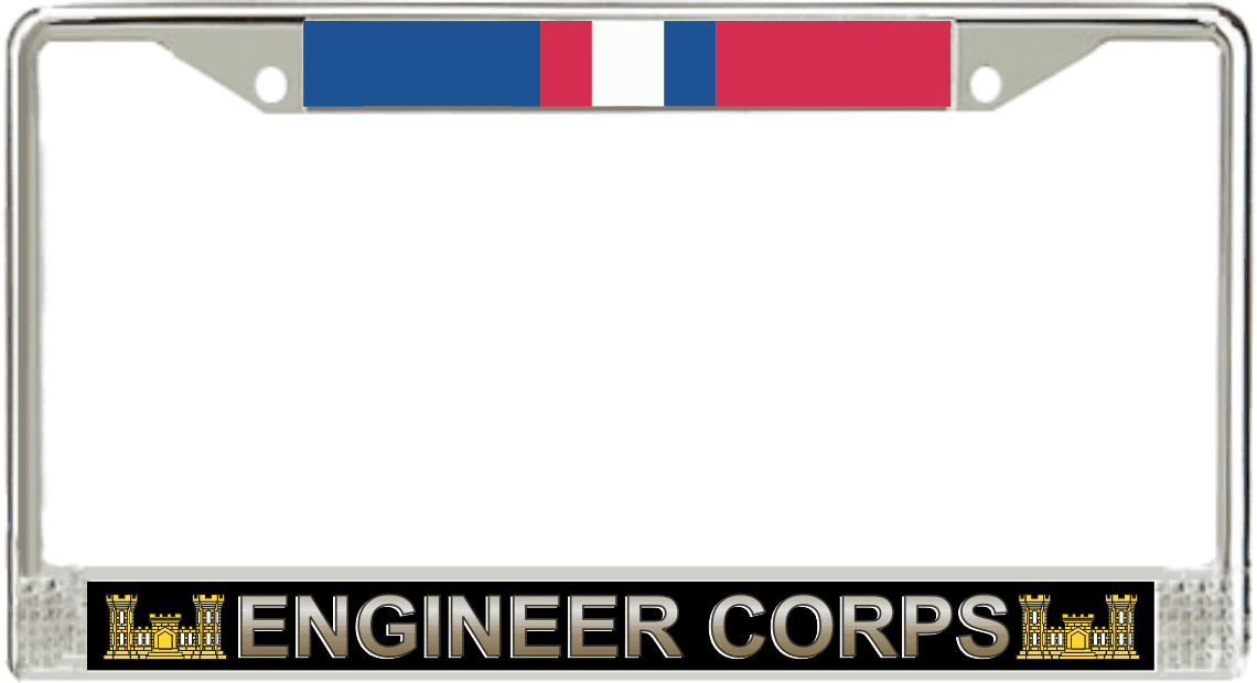 U.S. Army Engineer Corps Kosovo Veteran License Plate Frame - Walmart.com