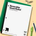 Reversible Quad Ruled Composition Notebook 8.5" x 11" 80 Sheets - up&up ...
