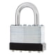 Hyper Tough Laminated Steel Padlock, 44mm Body with 1-3/16 inch Shackle ...