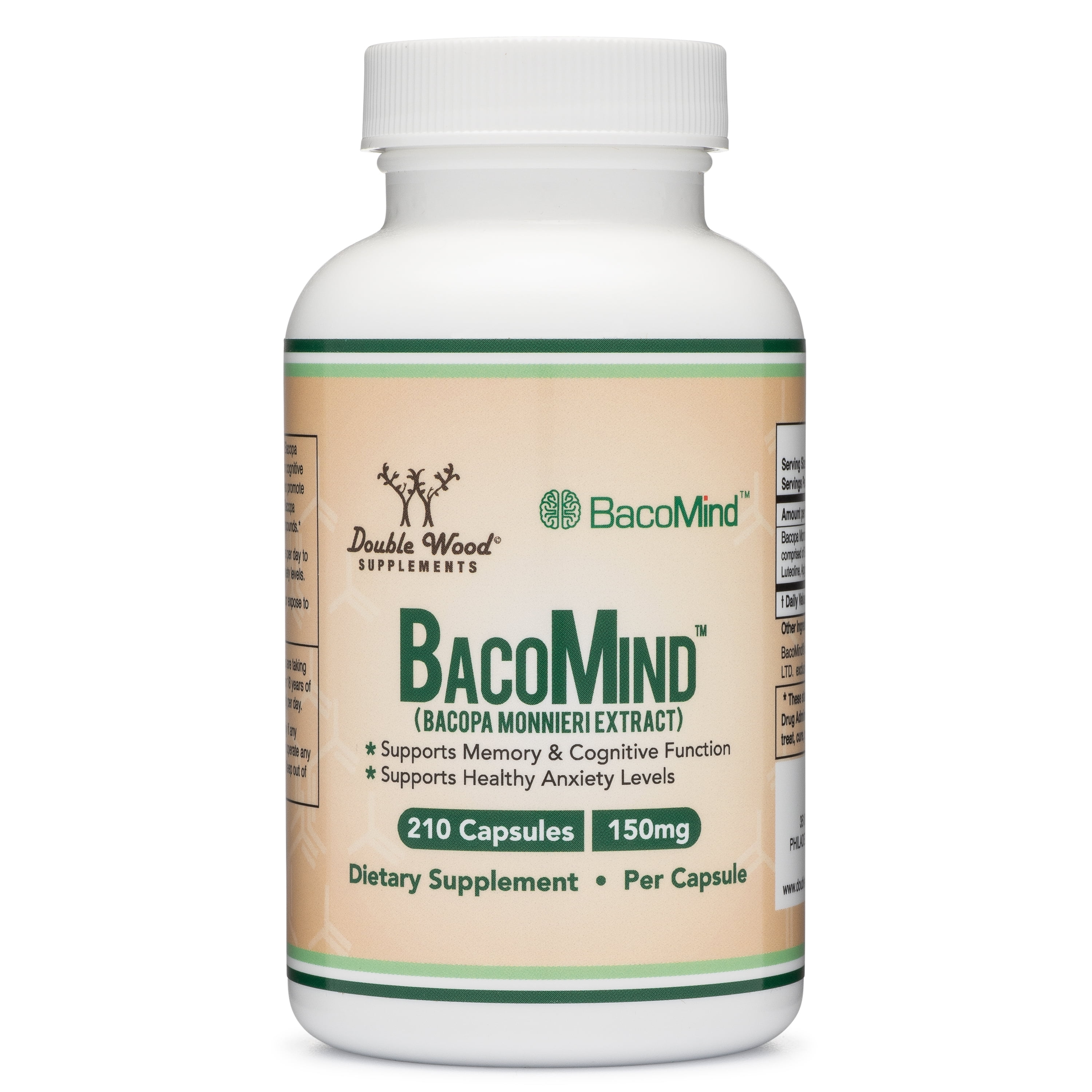 BacoMind Organic Bacopa (Patented and Clinically Proven Form of Bacopa ...
