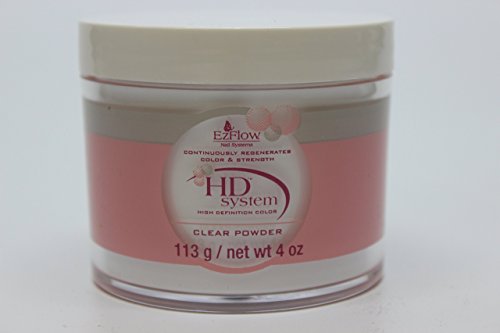 EZ Flow High Definition Clear Powder False Nails 4 Ounce - Walmart.com
