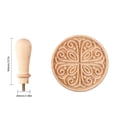 1Set Chinese Mid-Autumn Festival Hand-Pressure Wooden Flower Carved ...