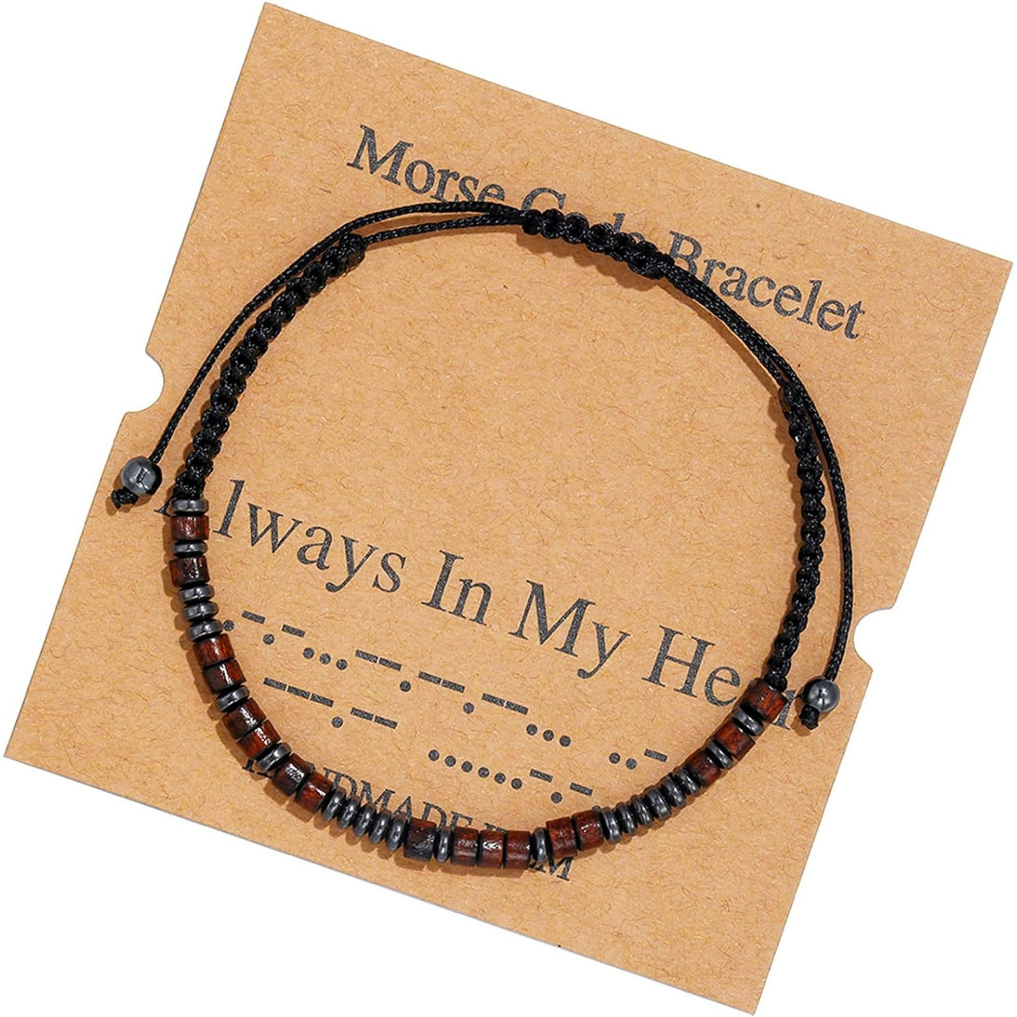 Click here for Hshdldf Inspirational Morse Code Bracelets For Wom... prices