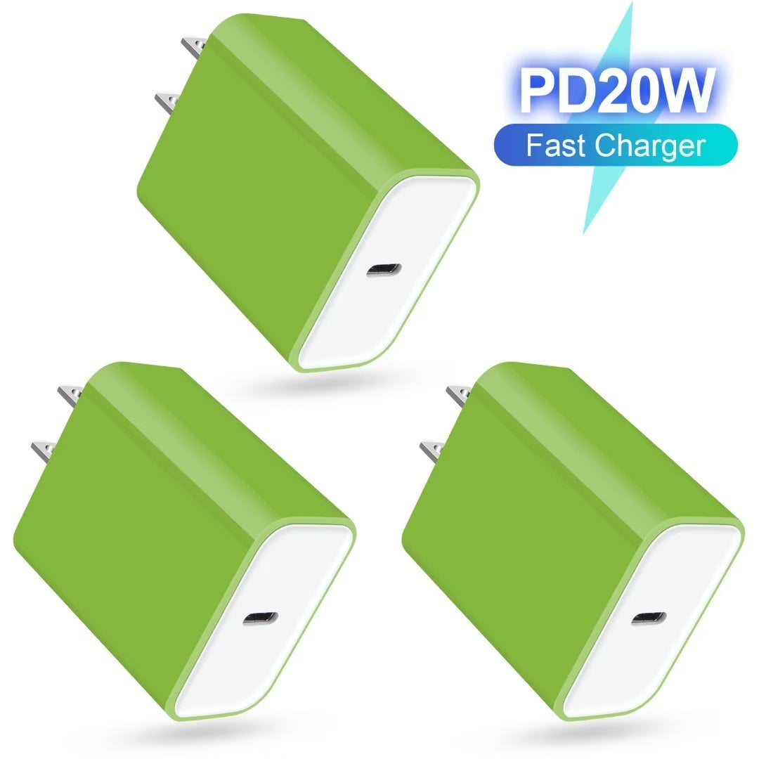 USB C Block Wall Charger Block 3PCS AILKIN 20W PD Type C Block Chargers usb-c-block-wall-charger-block-3pcs-ailkin-20w-pd-type-c-block-chargers