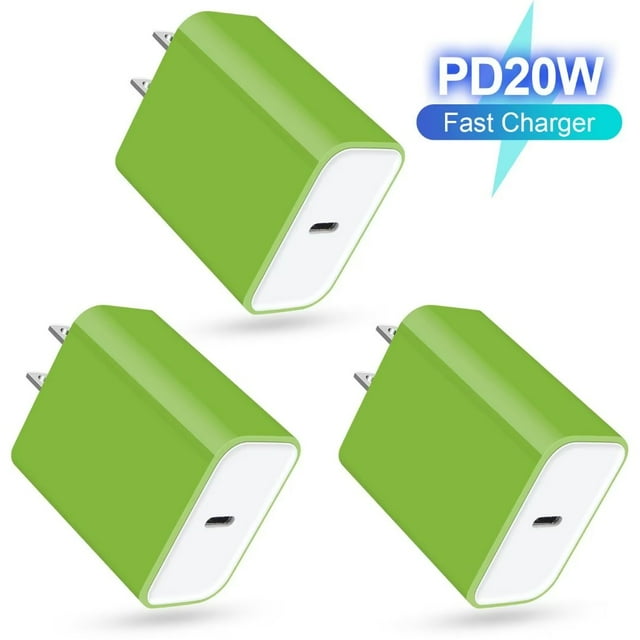 USB C Block,Wall Charger Block,3PCS AILKIN 20W PD Type C Block Chargers ...