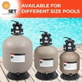 Sand Filter for Above-Ground Swimming Pool - 19 inch diameter - Walmart.com