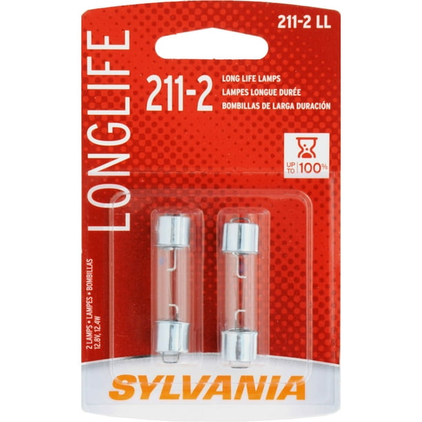 Sylvania 211-2 Long-Life Miniature Bulb, Twin Pack - Walmart.com ...