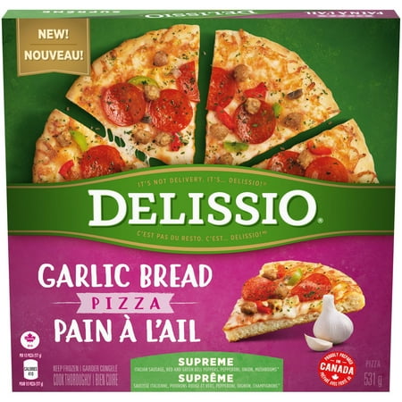 DELISSIO Garlic Bread Pizza Supreme 531 g - Walmart.ca