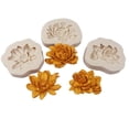 ANXPTIME Peony Sunflower Lotus Rose Mold for Making Chocolate, Candle ...