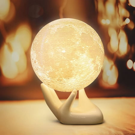 Balkwan Moon Lamp 3.5 inch Moon Light Night Light for Kids Gift for ...
