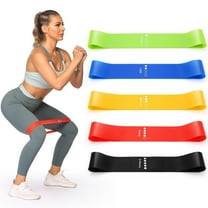 5-Set Flex Elastic Resistance Bands for Fitness, Yoga, CrossFit, Booty ...