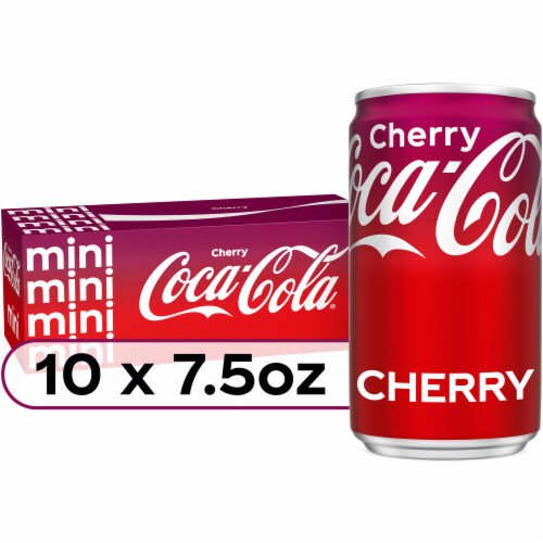 Coca-Cola Mini Cans 7.5oz 30pk, Small Soda Can Pack for Refreshing ...