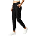 Ashyfjp Joggers for Women Casual Solid Color Elastic Waist Drawstring ...