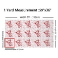 YST Pink Pig Fabric By The Yard Cartoon Animal Upholstery Fabric Cherry ...