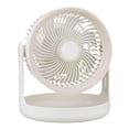 Desktop Fan,3-Speed Adjustable Silent Cooling Fan Strong Wind With ...