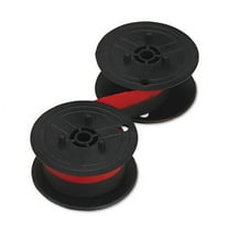 Porelon 11210 Universal Twin Spool Ribbon - Black/Red Ink Compatible ...