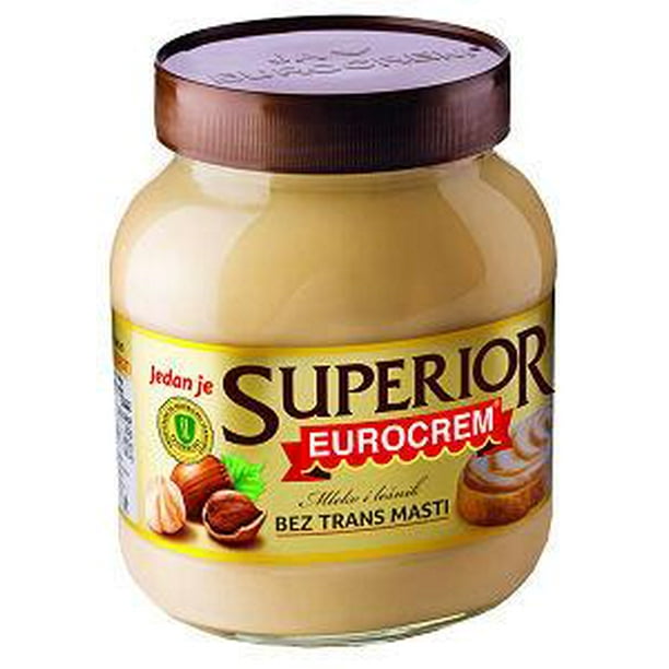 Eurocrem SUPERIOR WHITE Hazelnut Spread, 750g - Walmart.com - Walmart.com