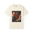 Bear vs Eagle Graphic T-Shirt, Retro Red Sun Wildlife Tee, Vintage ...