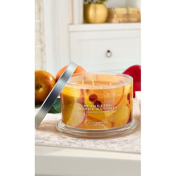 HomeWorx by Slatkin & Co. Sparkling Honey Sangria 18oz Candle - Walmart.com