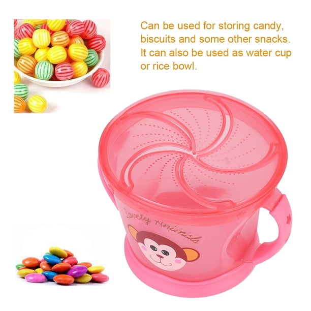 Double Handle Baby Snack Cup Portable Biscuits Candy Assisted Food ...