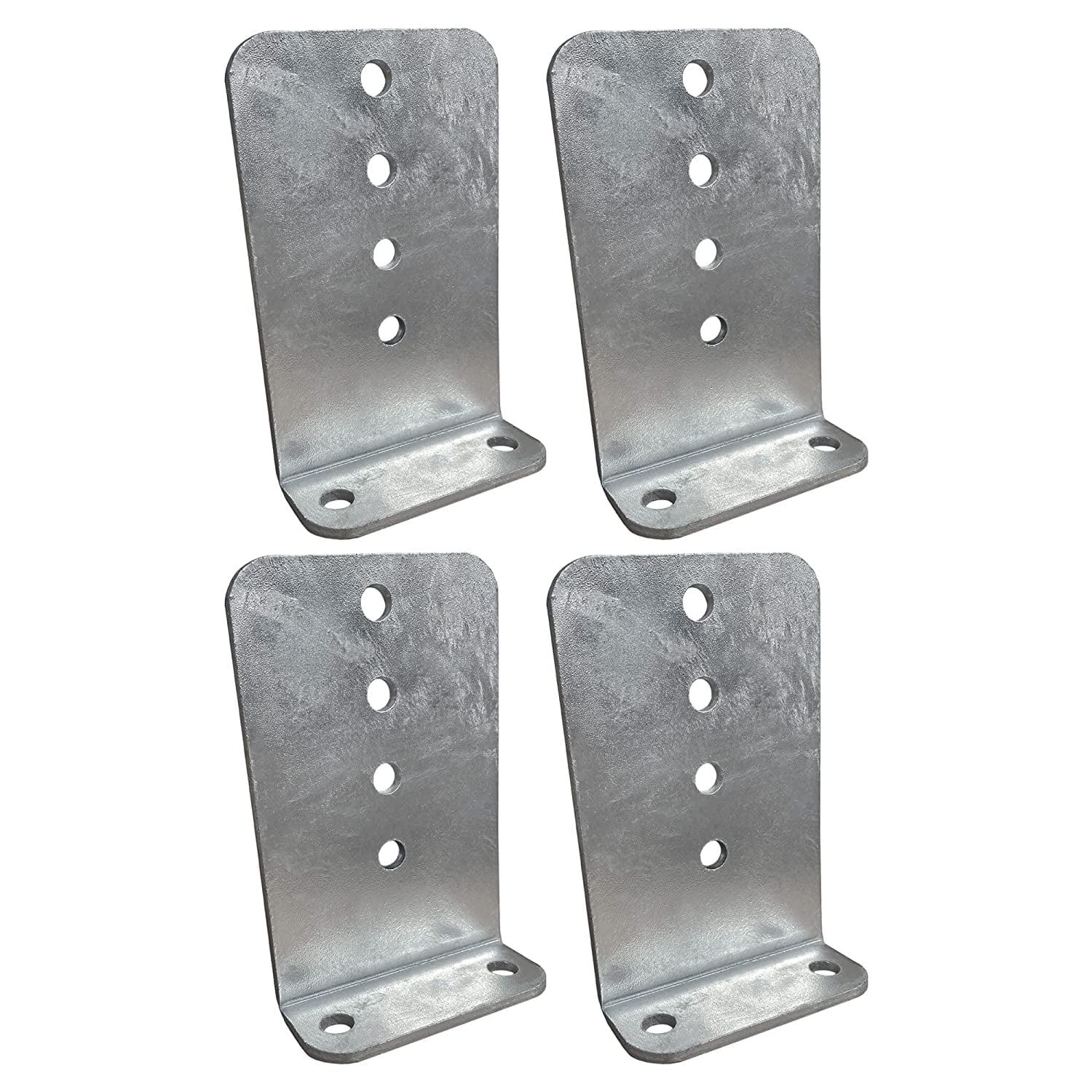 4 Pack - 8" Galvanized L-Type Boat Trailer Bunk Bracket, Heavy Duty ...