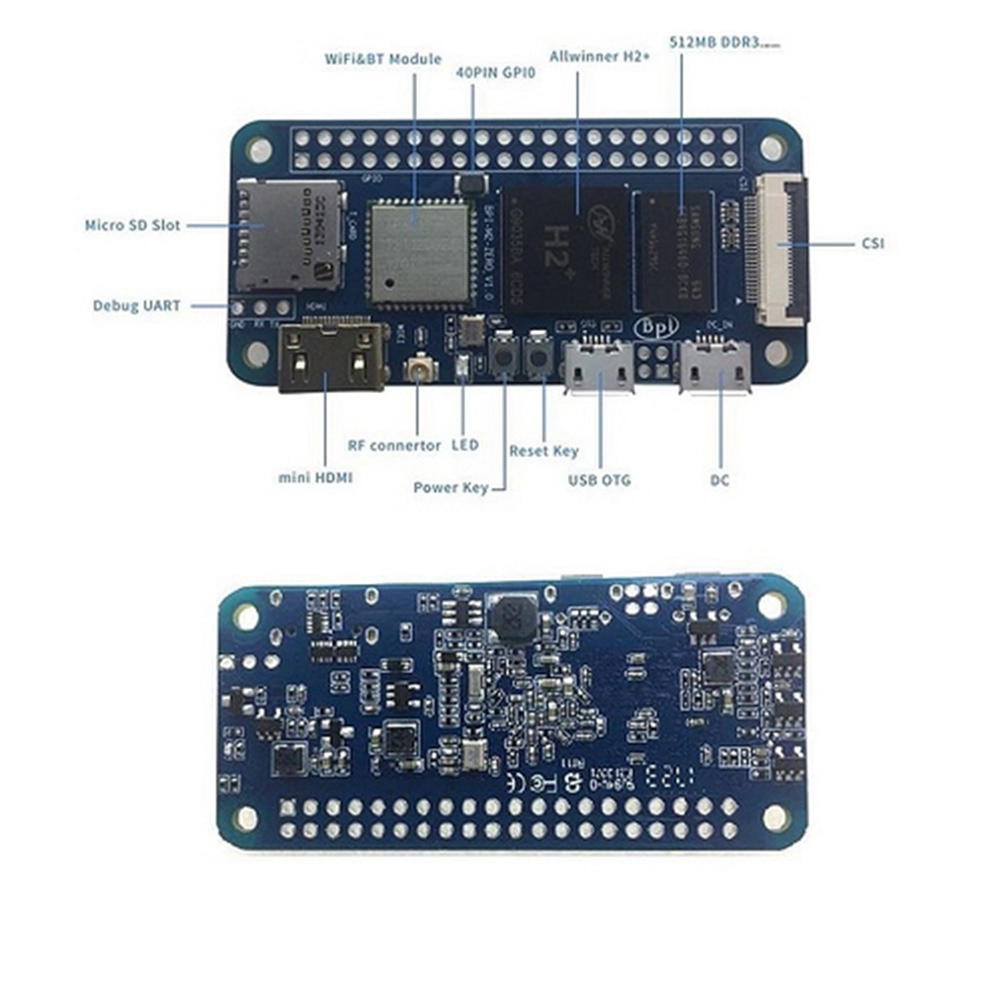 Buy New for Banana Pi M2 Zero Allwinner H3 CPU Open Source Hardware ...