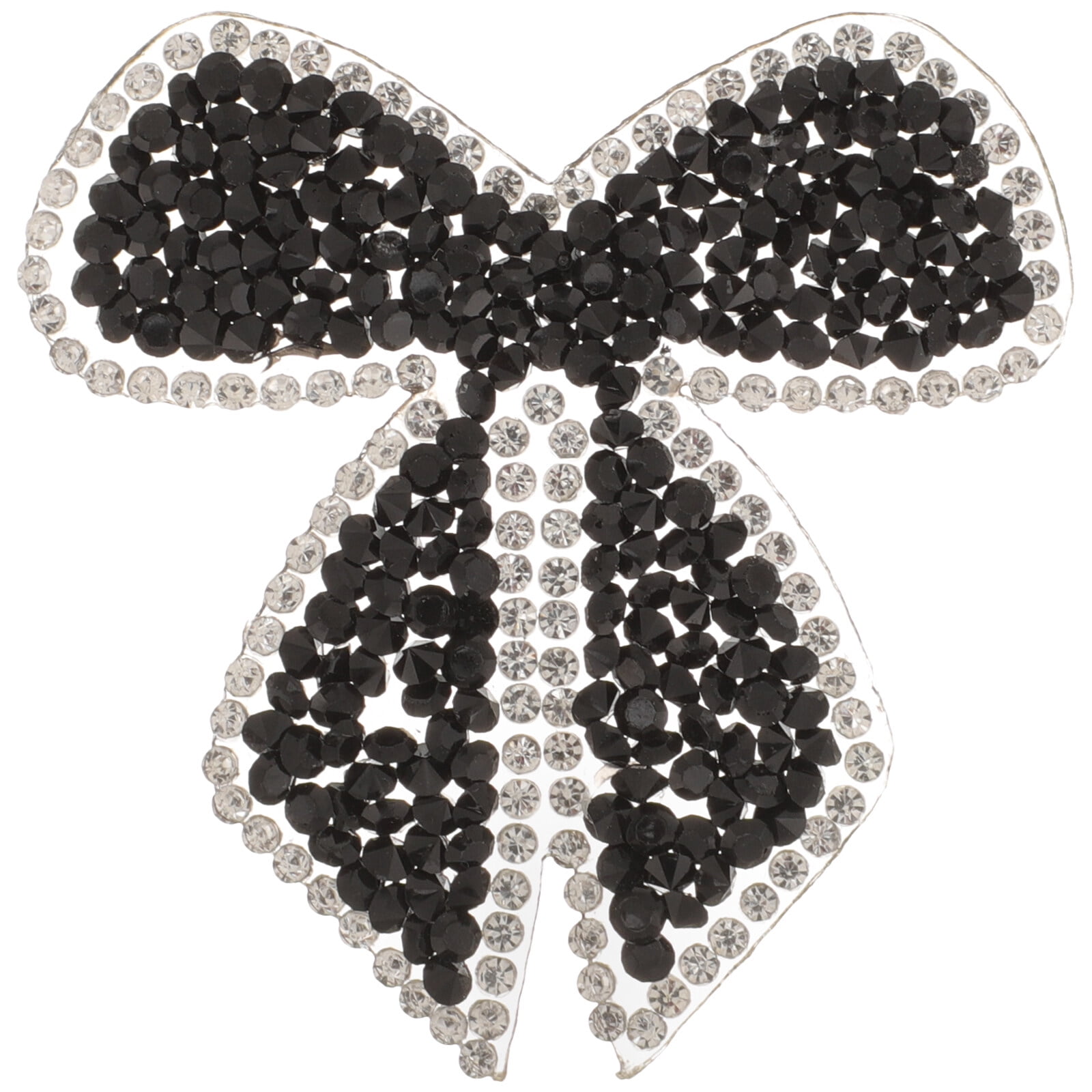 Rhinestone Applique Patch Decorative Sewing Bowknot Patch Bowknot Iron