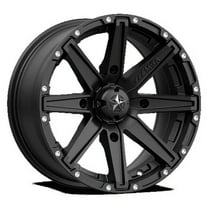 MSA Offroad Wheels Aluminum Rim M40 ROGUE 15X7in Satin Black Titanium ...