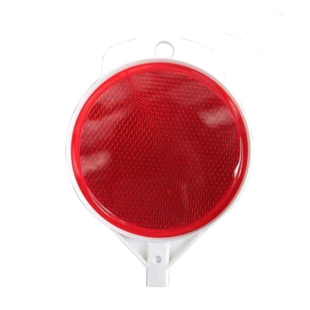 FiberMarker 4.5-Inchx3-Inch Red Round Double-Side Reflectors for 1/4 ...