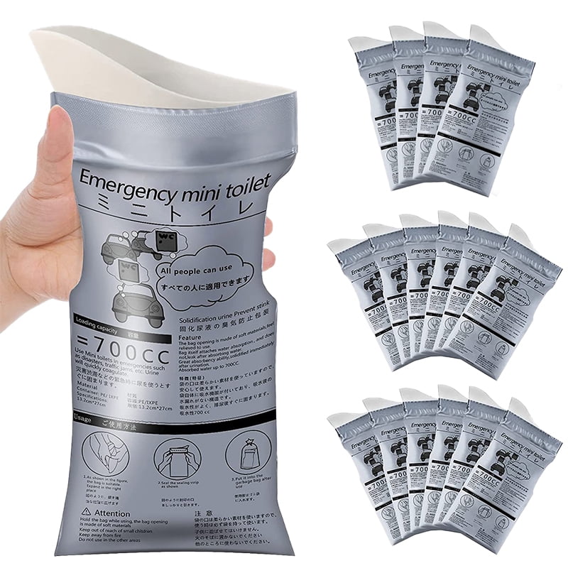 Disposable Emergency Urinal Bag,Camping Pee Bags Unisex Urine Bag Vomit ...