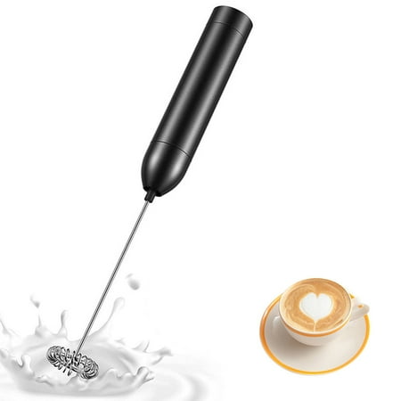 Electric Milk Frother Mini Handheld Manual Milk Frother Stick 19000 rpm ...