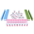 Mini Travel Game: 21MM Portable Mahjong Set for Family Gatherings ...
