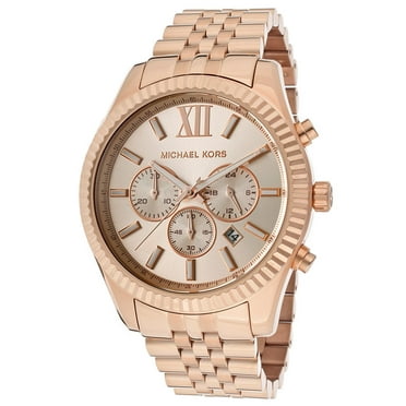 Lexington Rose Gold-Tone Chronograph Men's Watch, MK8580 - Walmart.com