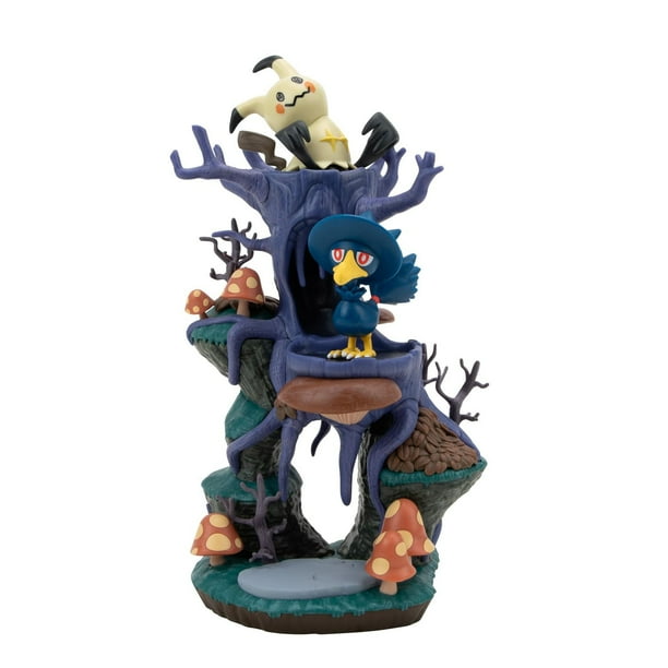 Pokémon Select Environment Figure Pack: Haunted Forest with Murkrow ...