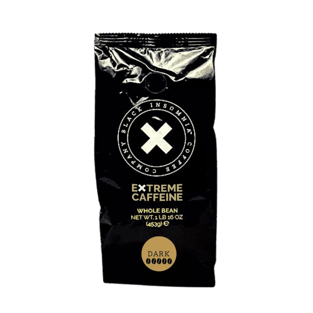 Black Insomnia Strongest Coffee in the World - Extreme Caffeine - Dark ...