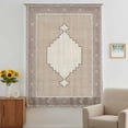 Beige Boho Sheer Curtains 84 Inches Long for Living Room, Southwestern ...