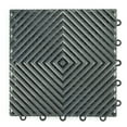 Greatmats Open Grid Interlocking Garage Floor Tiles, Gray 25 Pack 1x1 ...