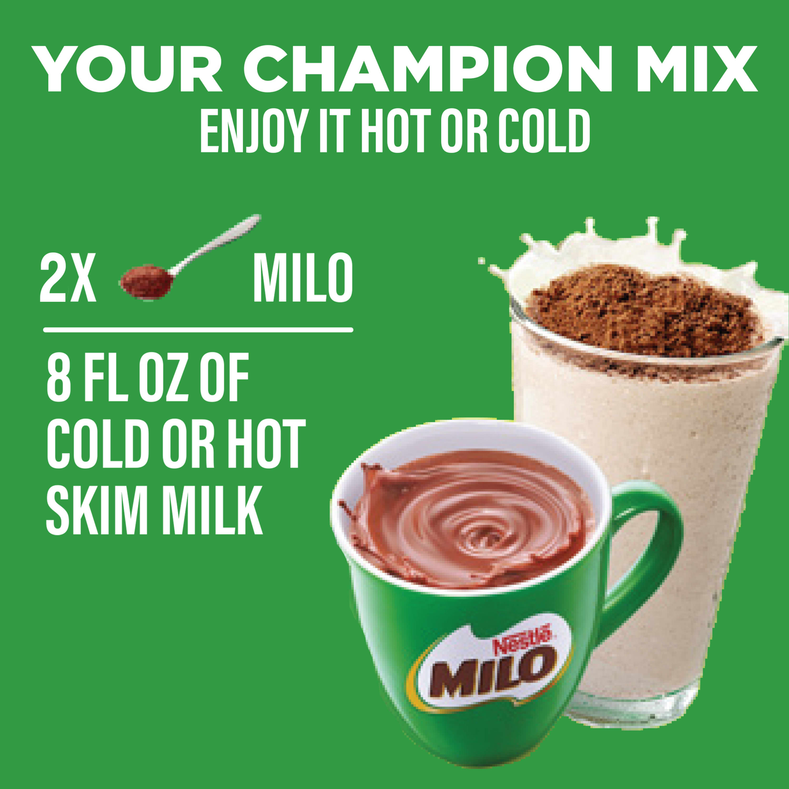 Buy Nestle MILO Activ-Go Chocolate Malt Powder Drink Mix 14.1 oz Online ...