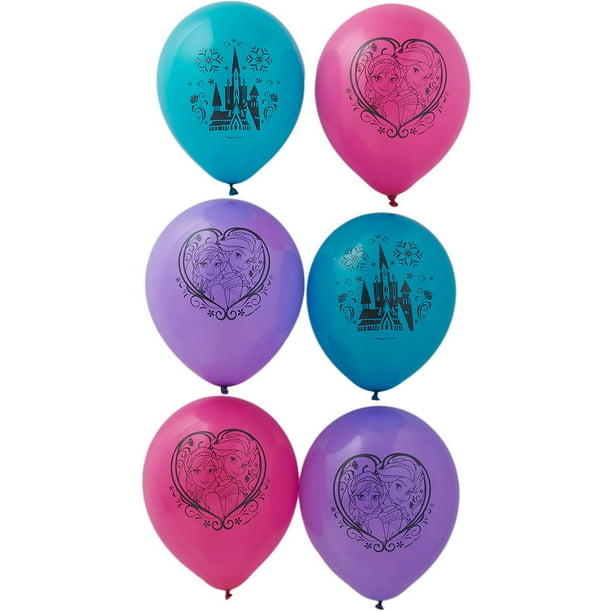 Disney Frozen Printed Birthday Party Balloons Decoration (6 Pack ...